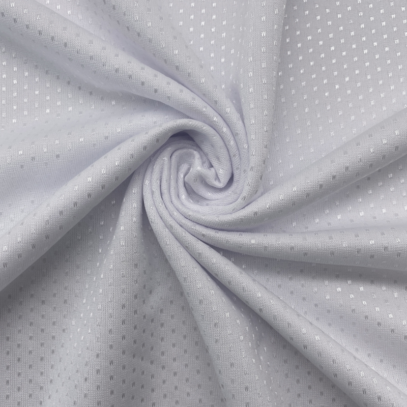 China Small shiny diamond polyester jacquard knit fabric for garment ...