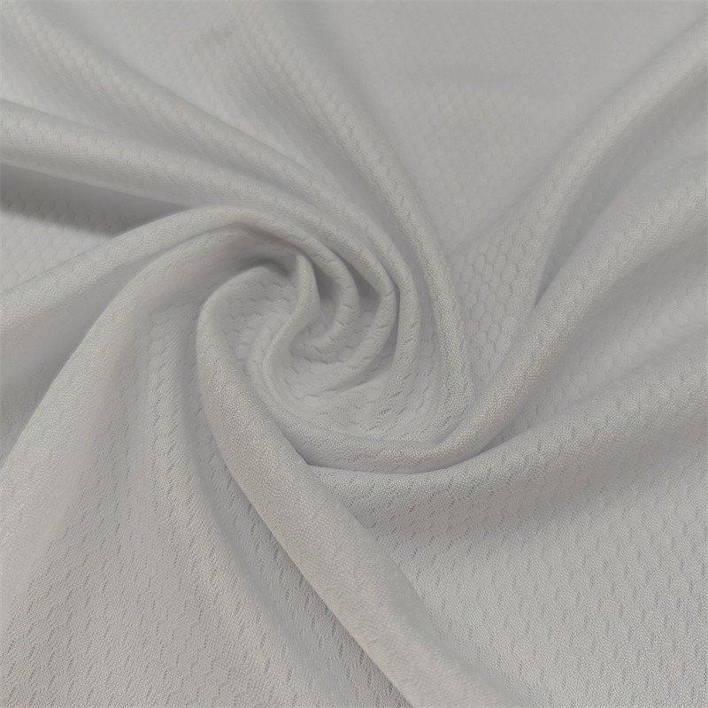 China Polyester football jersey mesh fabric for sportswear ...